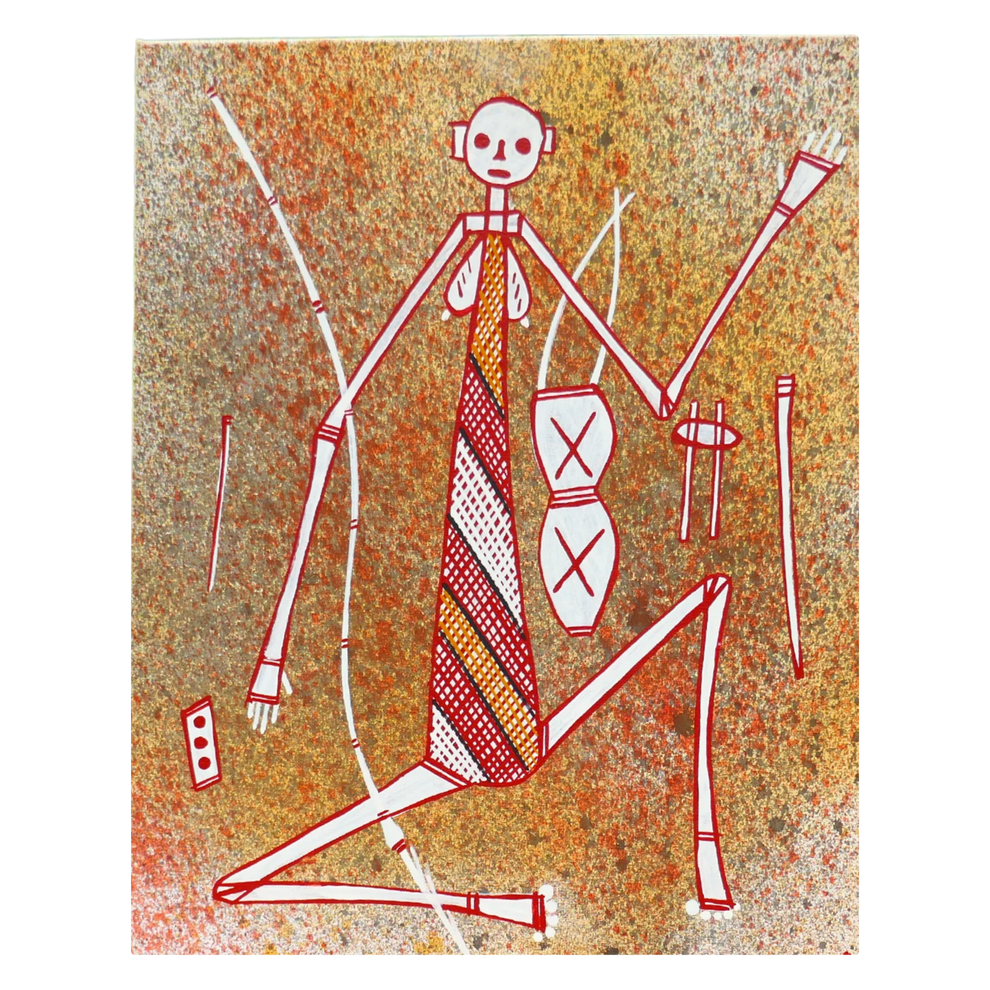 Daluk Gathering by Timothy Djandjomerr – Ochre Art Gallery